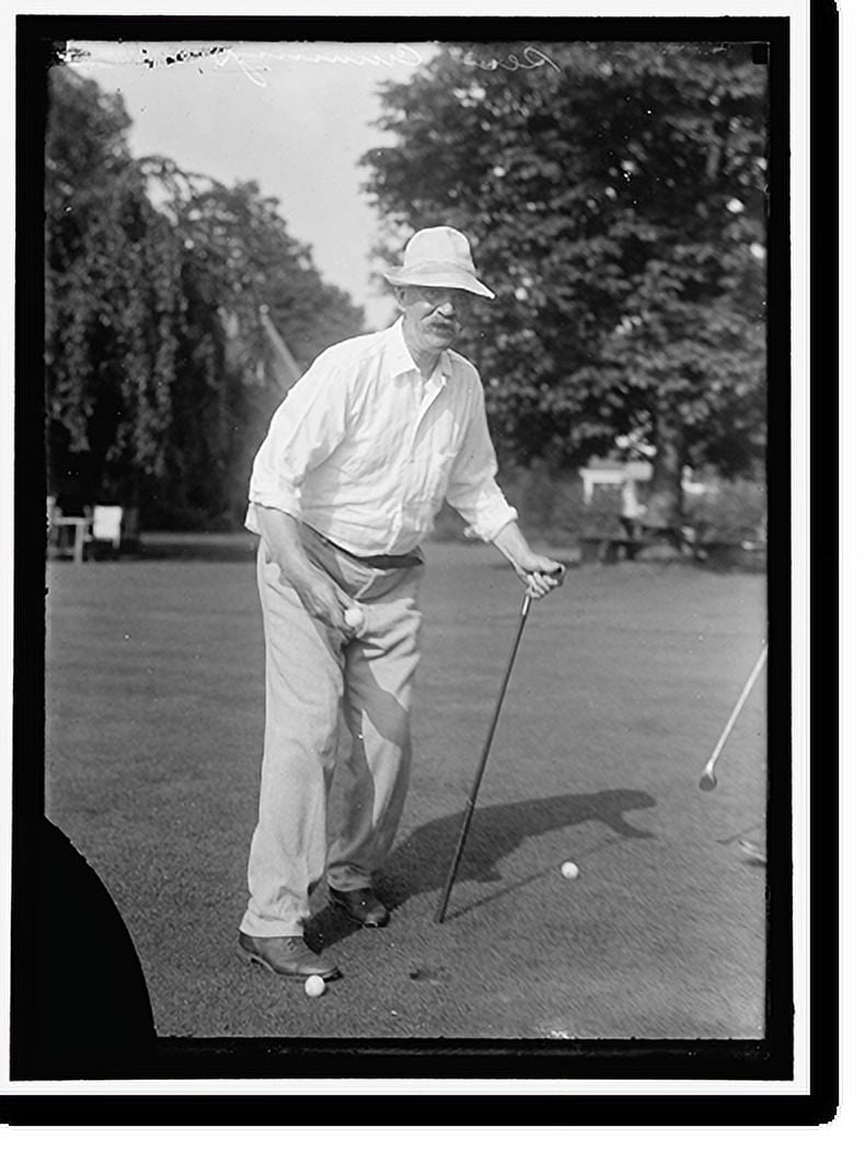 Historic Print, CUMMINS, ALBERT BAIRD. GOVERNOR OF IOWA, 1902-1908; SENATOR, 1908-1926. PLAYING ...