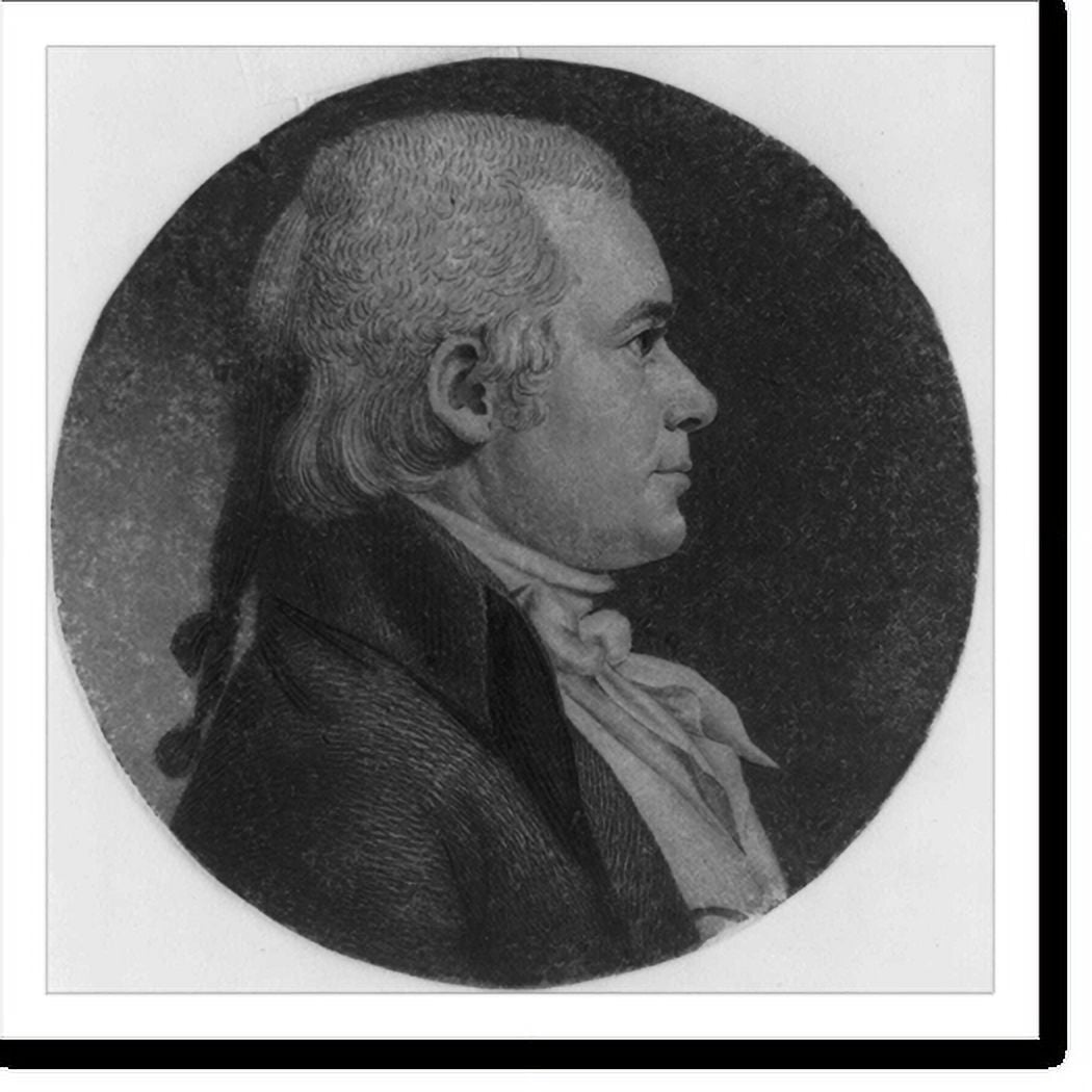 Historic Print, [Caesar Augustus Rodney, head-and-shoulders portrait ...