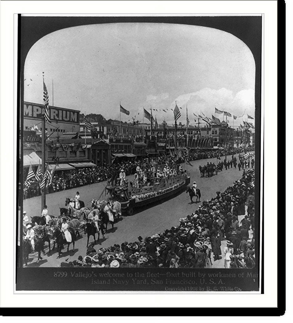 Historic Print, Calif. - San Francisco - Vallejo's welcome to the [U.S ...