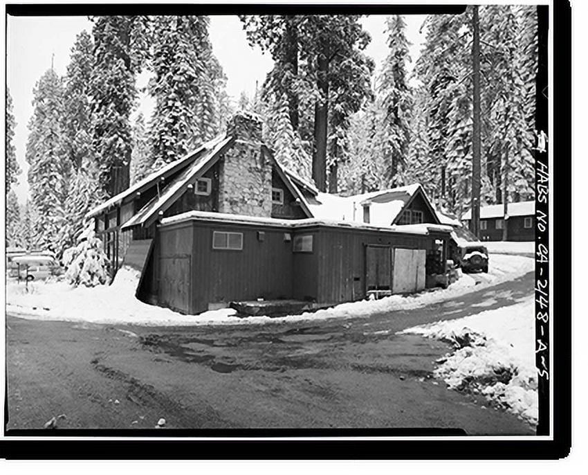 Historic Print, Camp Kaweah Historic District, Cafeteria, Giant Forest ...