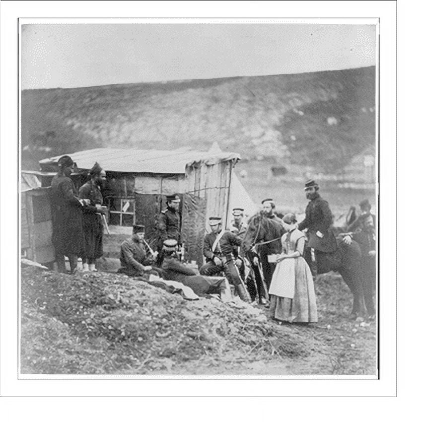 Historic Print, Camp of the 4th Dragoon Guards, 18" x 24" - Walmart.com