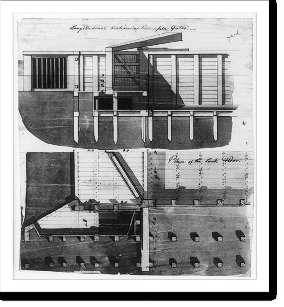 Historic Print, [Canal (Washington Canal"), Washington, D.C ...