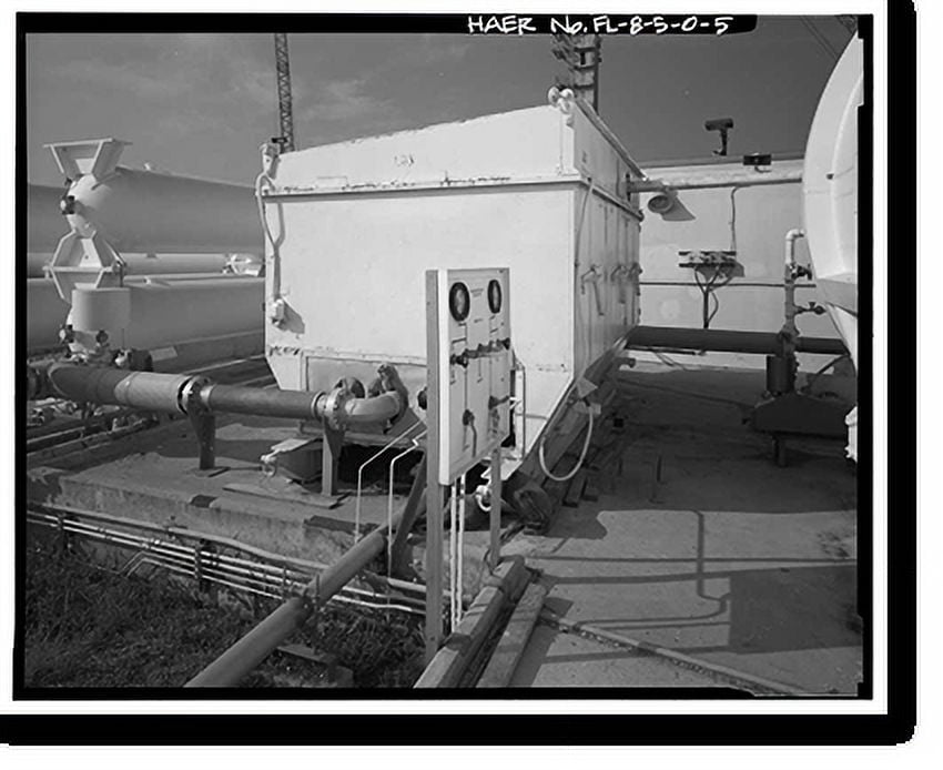 Historic Print, Cape Canaveral Air Station, Launch Complex 17, Facility ...