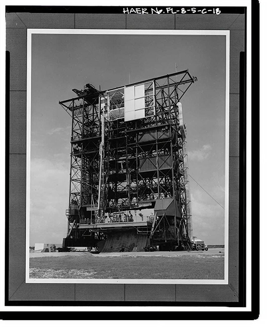 Historic Print, Cape Canaveral Air Station, Launch Complex 17, Facility ...