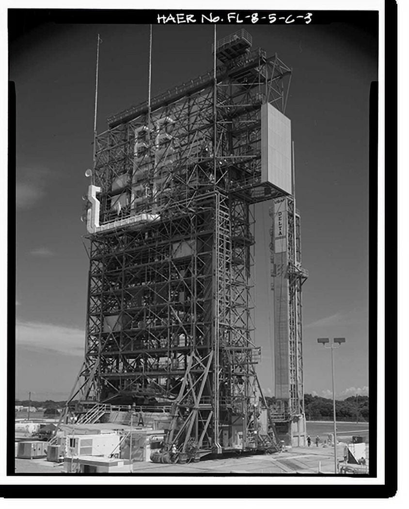 Historic Print, Cape Canaveral Air Station, Launch Complex 17, Facility ...