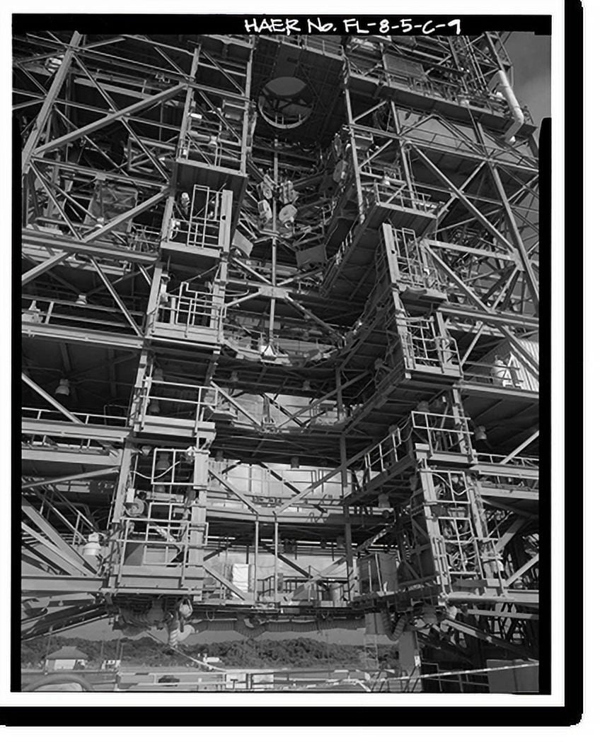 Historic Print, Cape Canaveral Air Station, Launch Complex 17, Facility ...