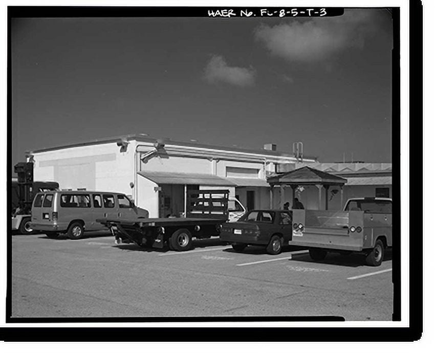 Historic Print, Cape Canaveral Air Station, Launch Complex 17, Facility ...