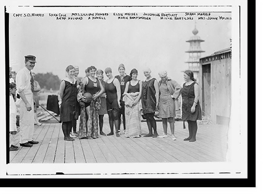 Historic Print, Capt. S.O. Morris, Edna Cole, Mrs. Lillian Howard ...