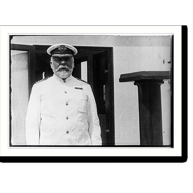 Historic Print, Capt. Smith of the Titanic on the eve of its departure ...