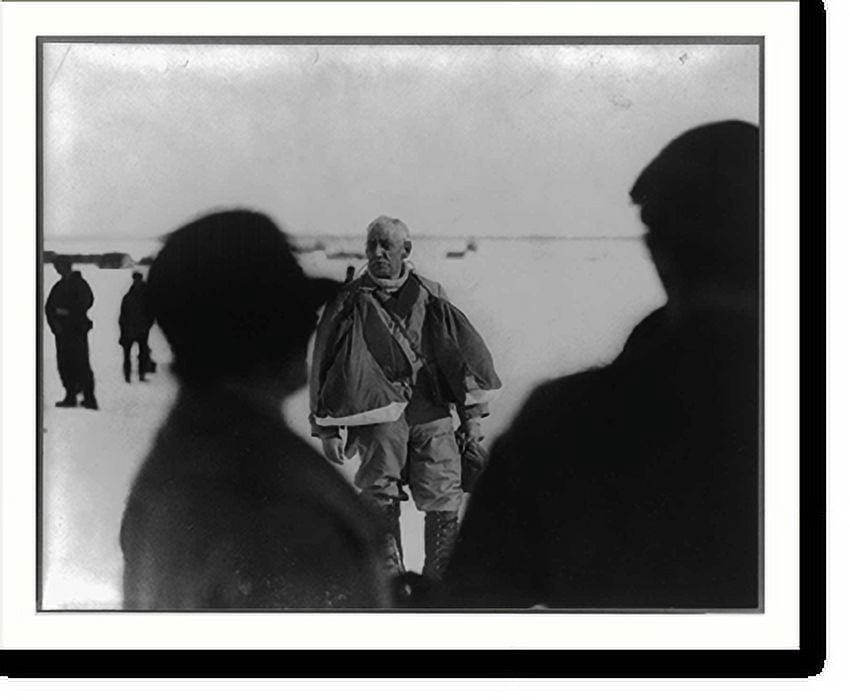 Historic Print, [Captain Roald Amundsen on his way to the Norge's ...
