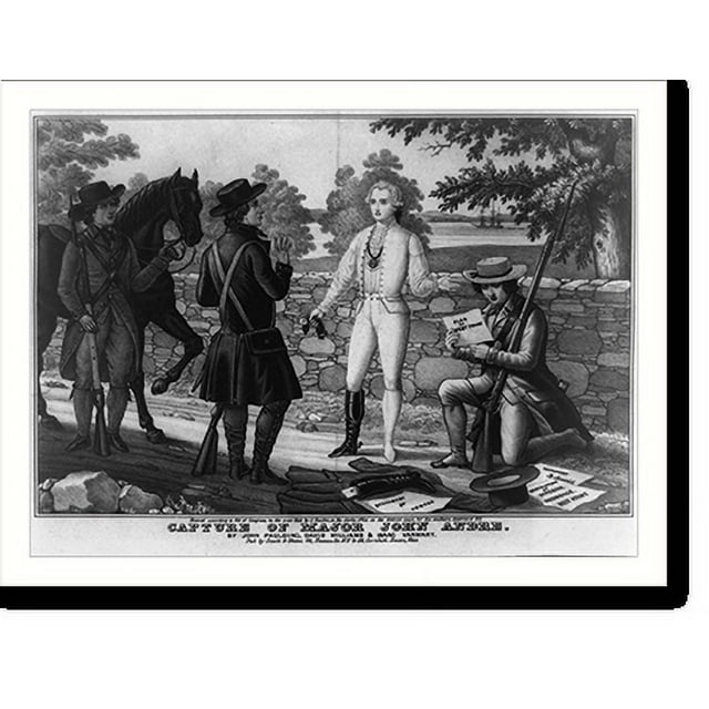 Historic Print, Capture of Major John Andre by John Paulding, David ...