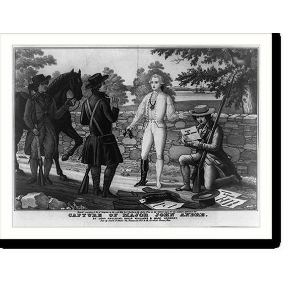 Historic Print, Capture of Major John Andre by John Paulding, David ...