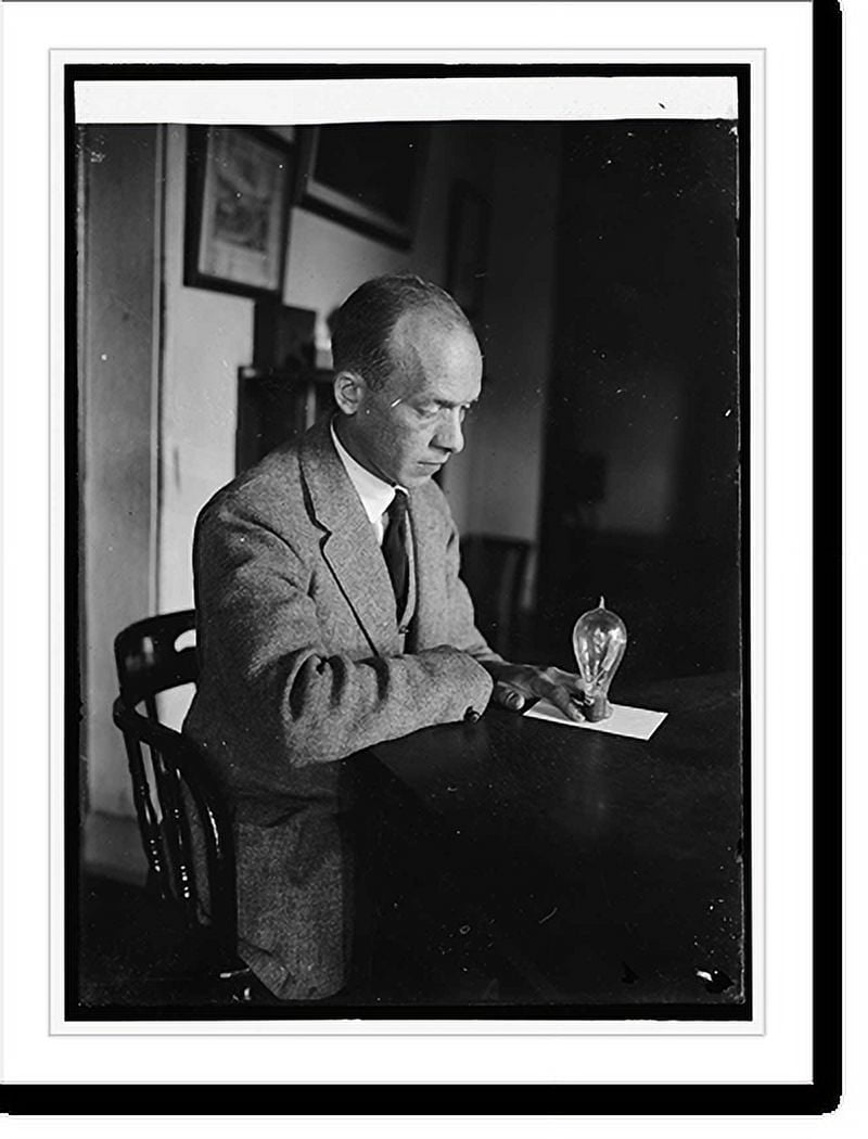 Historic Print, Carl. W. Mitman Curator of engineering at Smithsonian ...