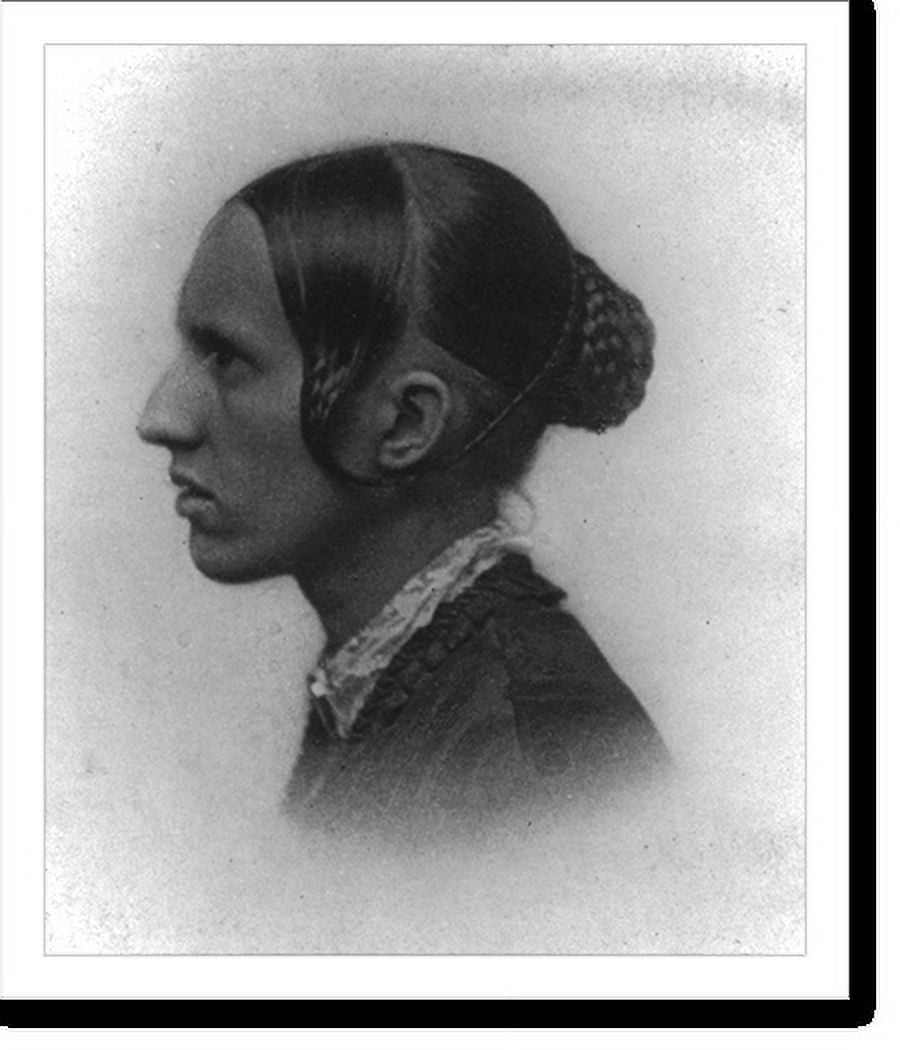 Historic Print, [Caroline Wells (Healey) Dall, 1822-1912, head-and ...