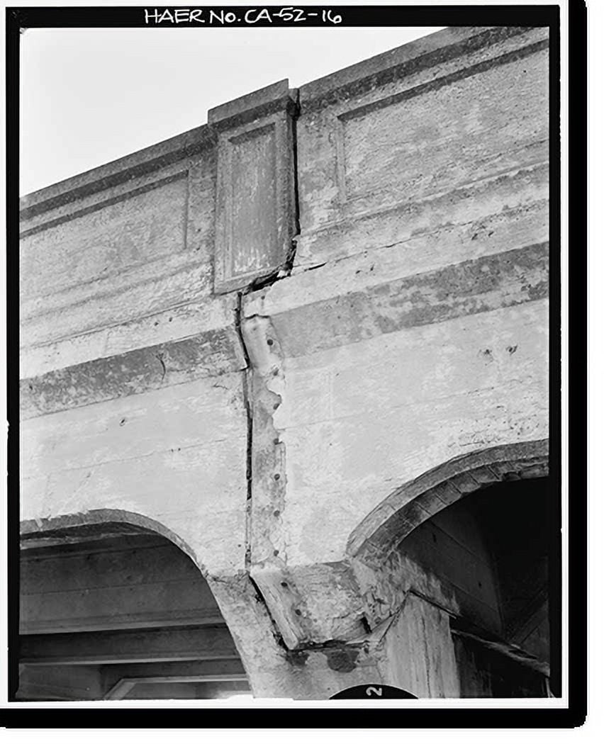 Historic Print, Carroll Overhead Bridge, Altamont Pass Road, Livermore ...