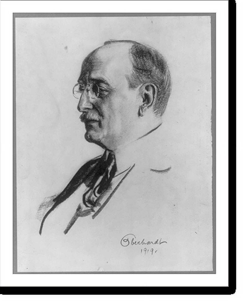 Historic Print, [Cass Gilbert, 1859-1934, bust portrait, facing left ...