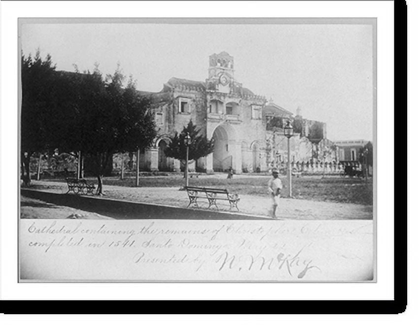Historic Print, Cathedral containing the remains of Christopher ...