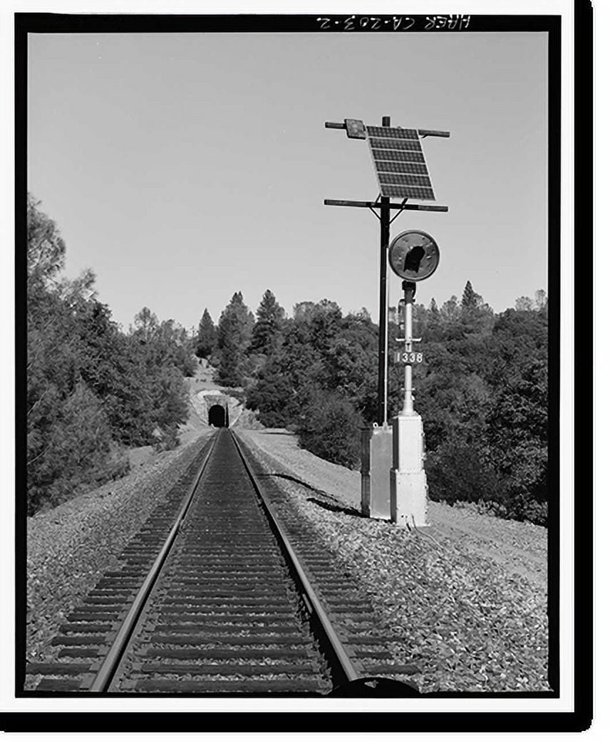 Historic Print, Central Pacific Transcontinental Railroad, Tunnel No ...