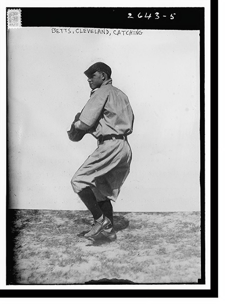 Historic Print, Charles B. "Goldie" Betts, Cleveland AL, Spring catcher ...