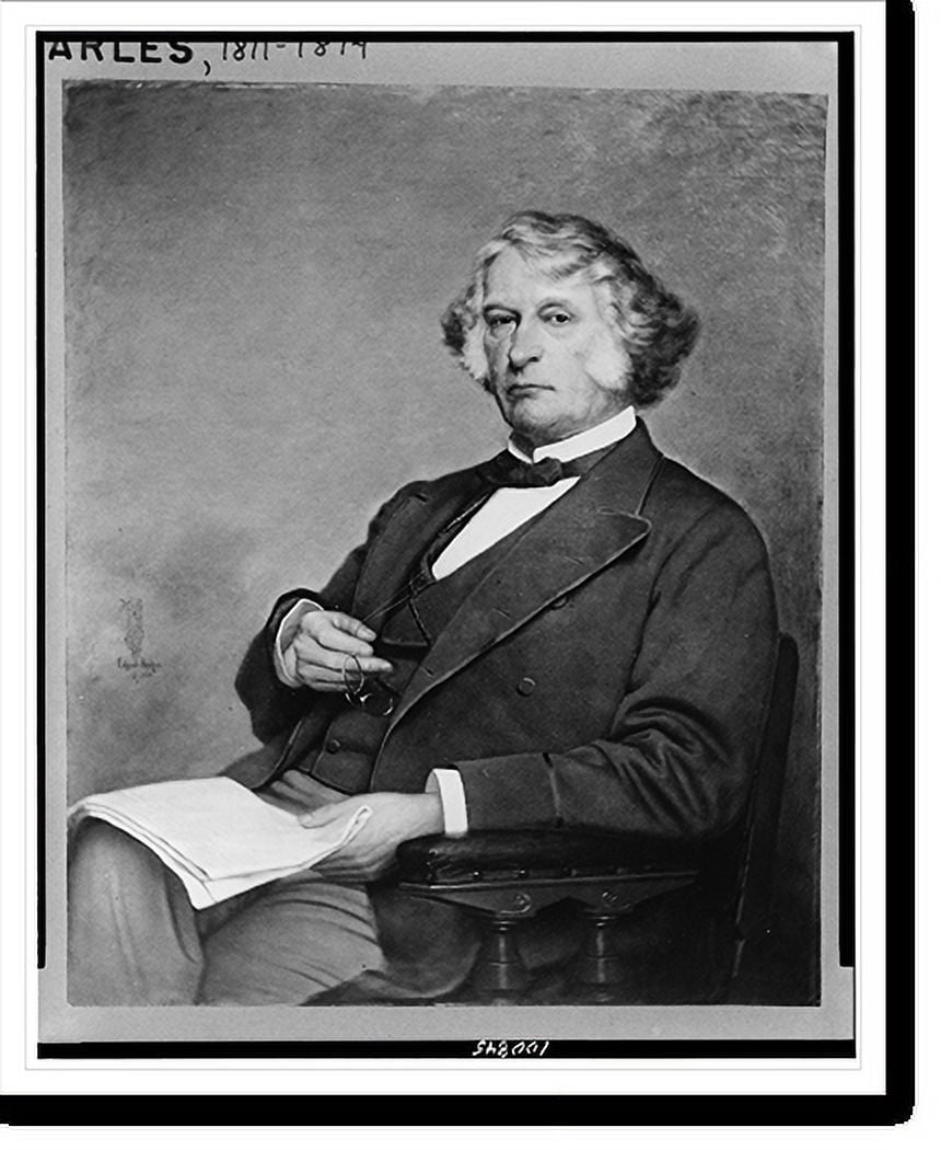 Historic Print, [Charles Sumner, three-quarter length portrait, seated ...
