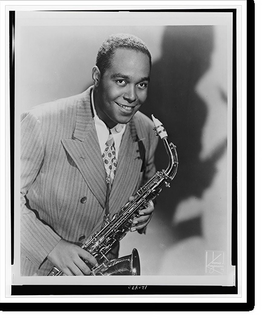 Historic Print, [Charlie Parker, half-length portrait, facing front ...