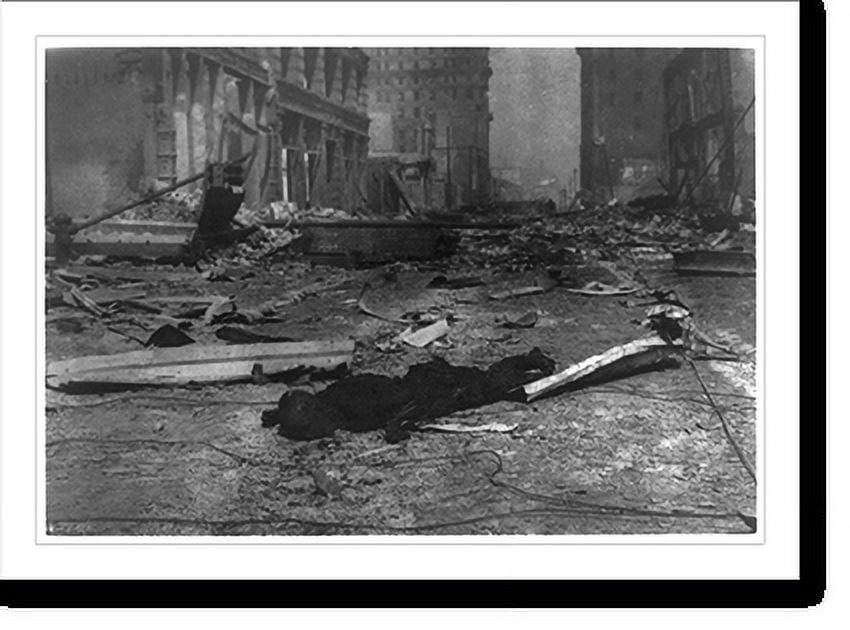 Historic Print, [Charred corpse of a Chinese man (San Francisco Fire ...