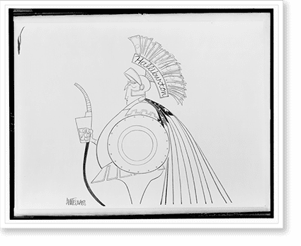 Historic Print, [Cheney as Halliburton Roman warrior].Ann Telnaes., 16 ...