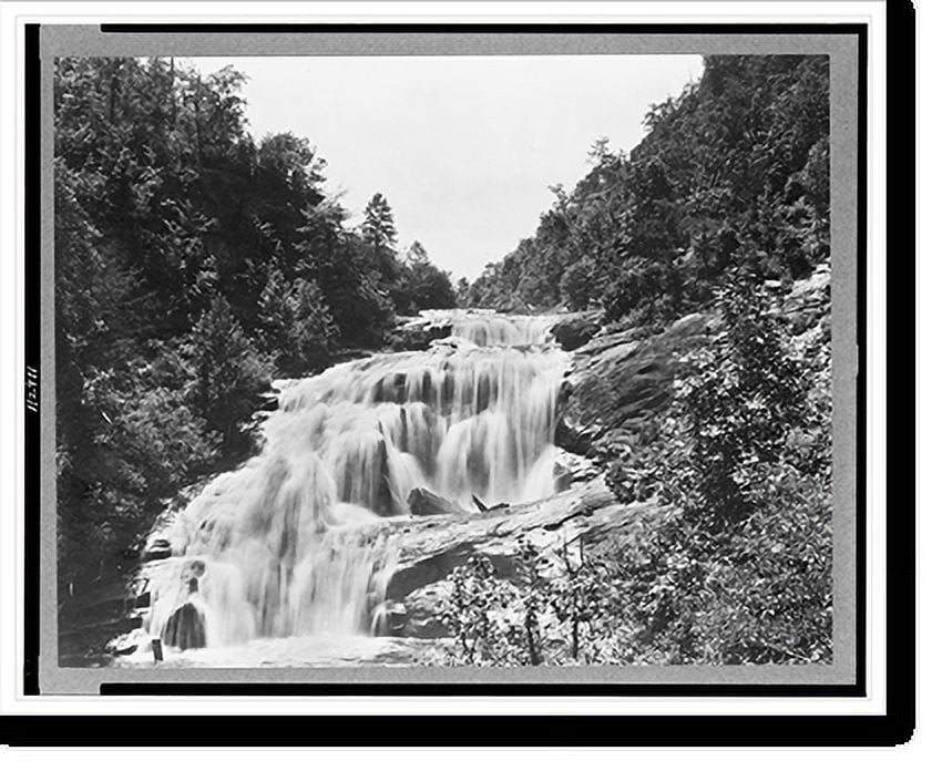 Historic Print, Cherokee national forest, Tenn. 1927. Bald River falls ...