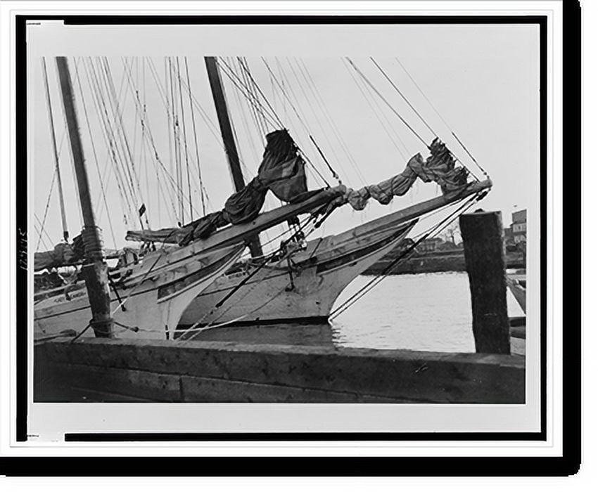 Historic Print, Chesapeake Bay, Md., 1937. Skipjack Lady Eleanor ...