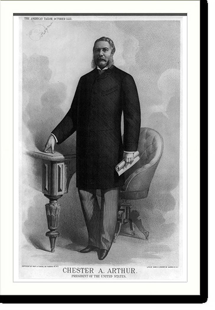 Historic Print, Chester A. Arthur. President of the United States, 16 ...