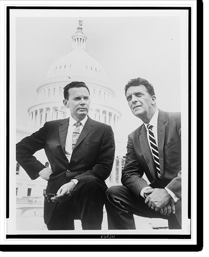 Historic Print, [Chet Huntley and David Brinkley, three-quarter length ...