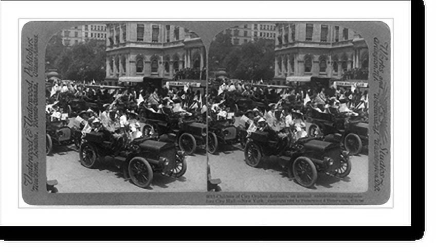 Historic Print, Children of the City Orphan Asylums, on annual ...