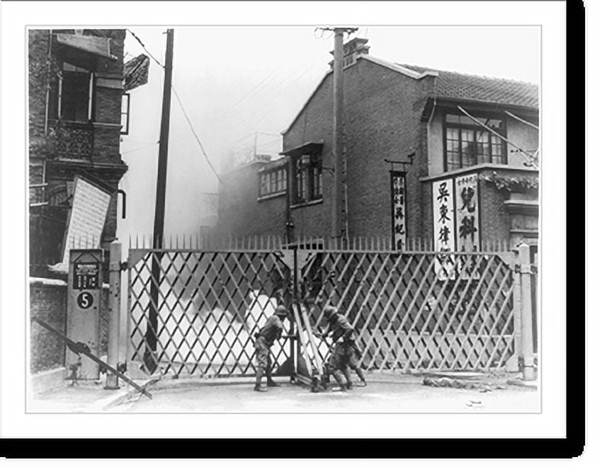 Historic Print, [China, 1937. Japanese military activities. Chinese ...