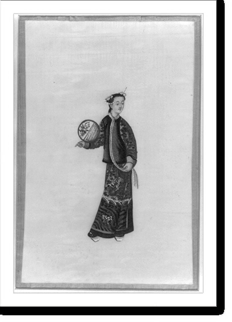 Historic Print, [Chinese lady, full lgth., standing, facing right ...