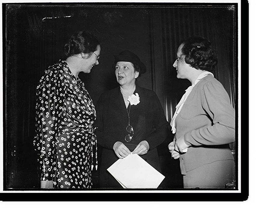 Historic Print, Clara M. Beyer, Miss Perkins, and Miss Perkins ...