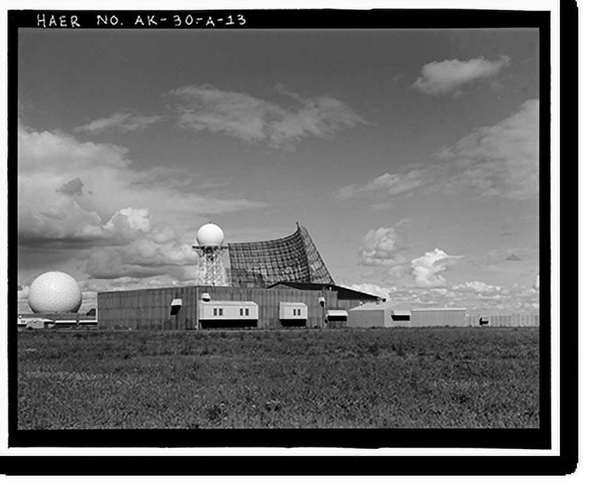 Historic Print, Clear Air Force Station, Ballistic Missile Early ...