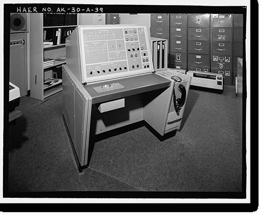 Historic Print, Clear Air Force Station, Ballistic Missile Early ...