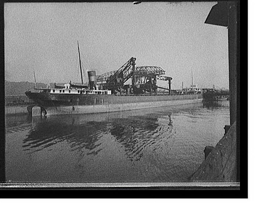Historic Print, [Cleveland, Ohio, Hoover and Mason hoists in operation ...