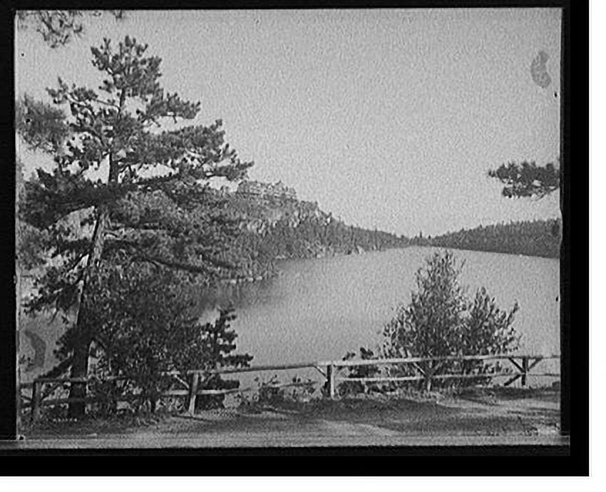 Historic Print, [Cliff House from Sunset Rock, Lake Minnewaska, N.Y ...