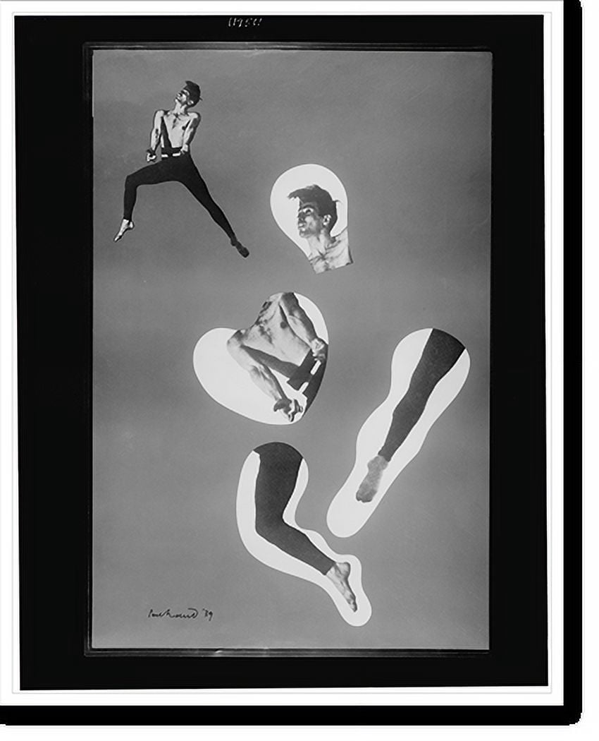 Historic Print, [Collage design of dancer for front cover of Direction ...