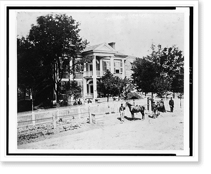 Historic Print, Colonel Carlton's quarters Commanding Chattanooga ...