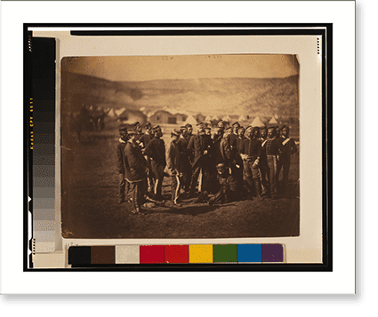 Historic Print, Colonel Doherty, officers & men of the 13th Light ...