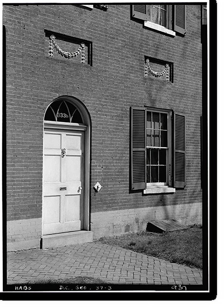 Historic Print, Colonel John Cox House, 3339 N Street, Northwest ...