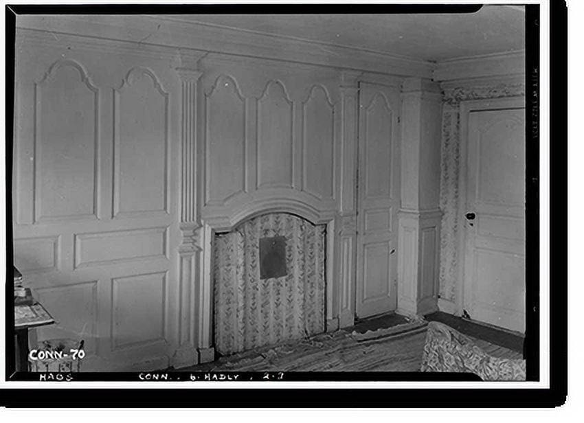 Historic Print, Colonel Samuel Selden Homestead, Selden's Neck, Hadlyme ...