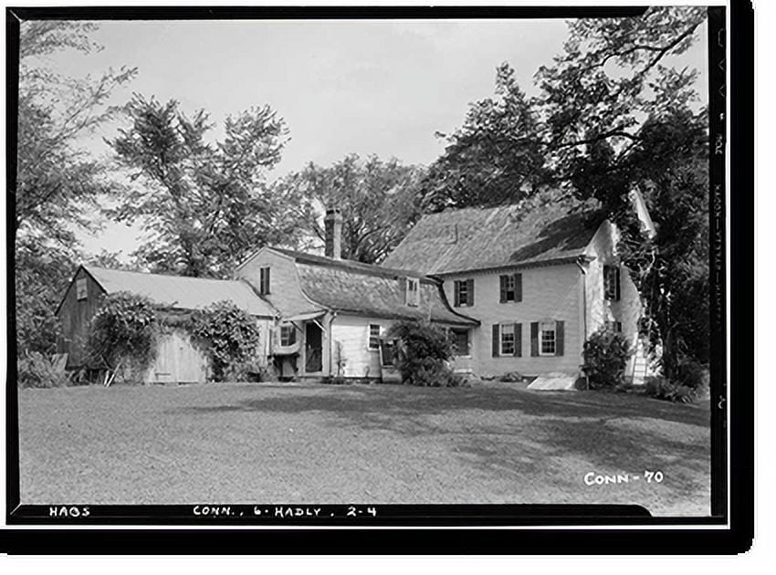 Historic Print, Colonel Samuel Selden Homestead, Selden's Neck, Hadlyme ...