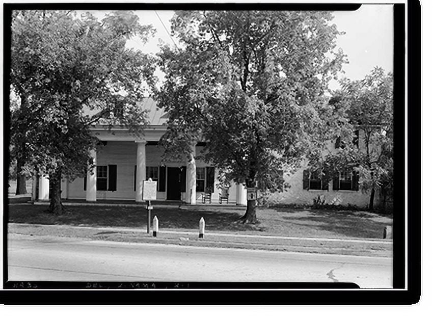 Historic Print, Colonel Thomas Robinson House, Naaman's Road at ...