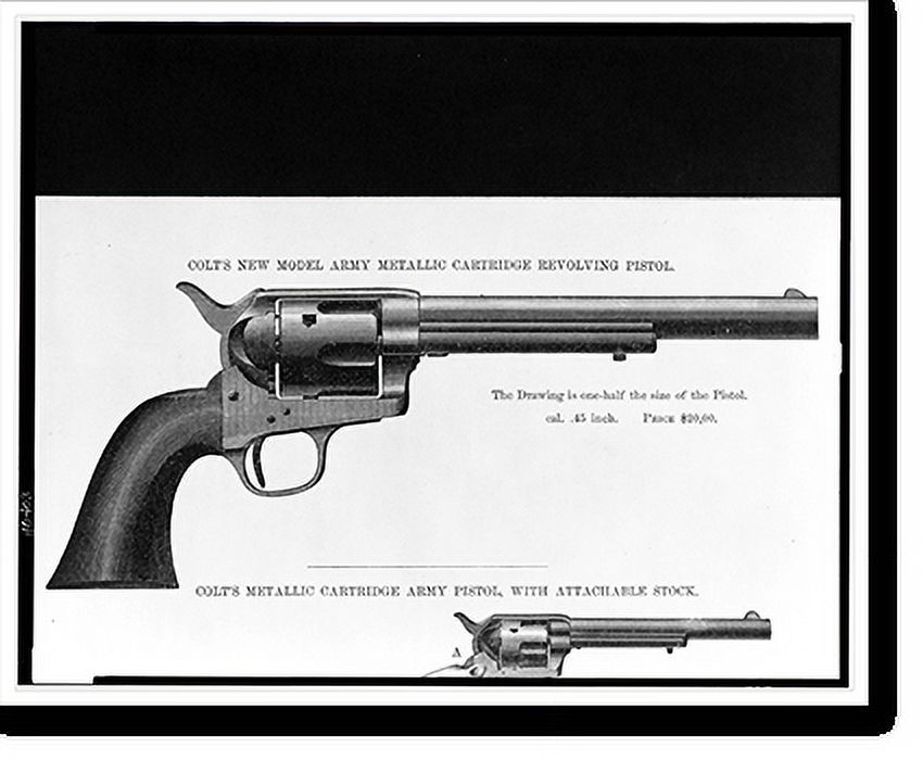 Historic Print, [Colt revolver, side view], 16" x 20" - Walmart.com
