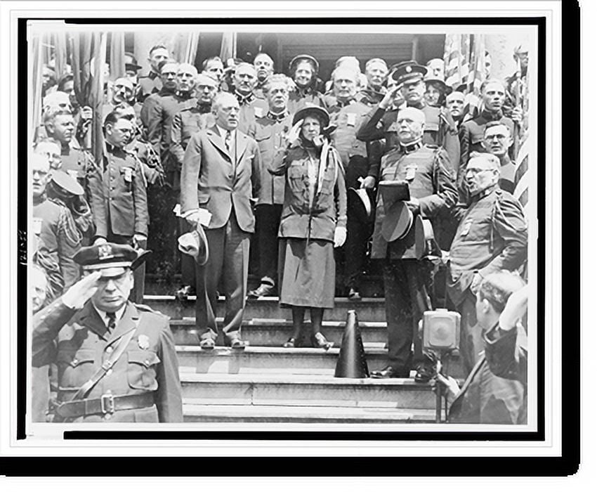 Historic Print, [Commander Evangeline Booth and other members of the ...