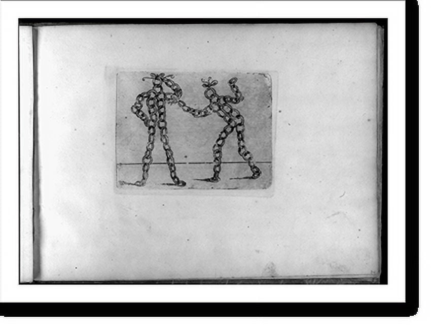 Historic Print, [Composite figures in cubist and surrealistic style ...
