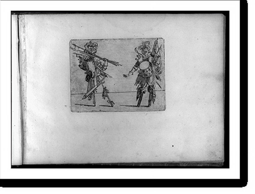 Historic Print, [Composite figures in cubist and surrealistic style ...